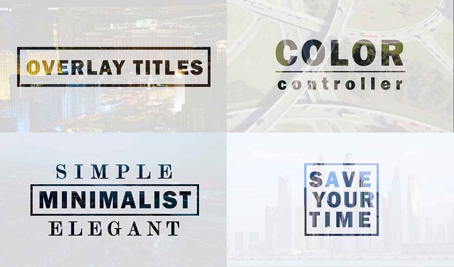 Overlay Titles - And Motion Graphics